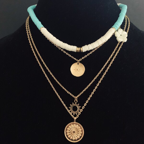 Multi Strand Necklace - Etsy