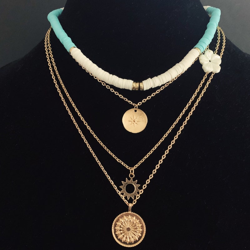 Multi Strand Necklace - Etsy