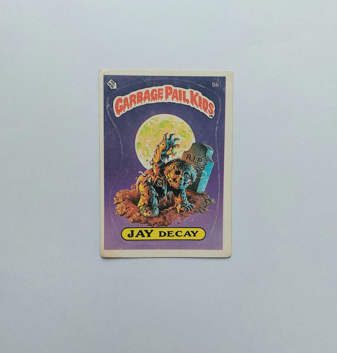 JAY DECAY 1985 Garbage Pail Kids 5b Topps Trading Card GPK - Etsy