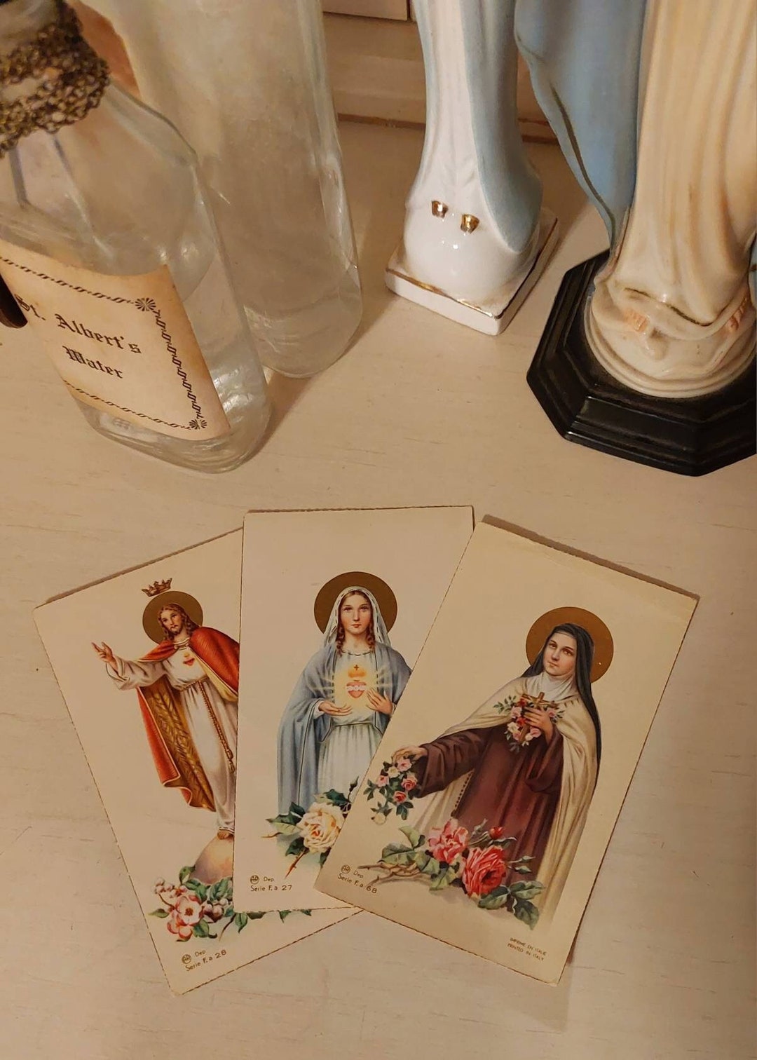 Italian Prayer Vintage Holy Card Catholic Prayer Card Vintage Prints ...