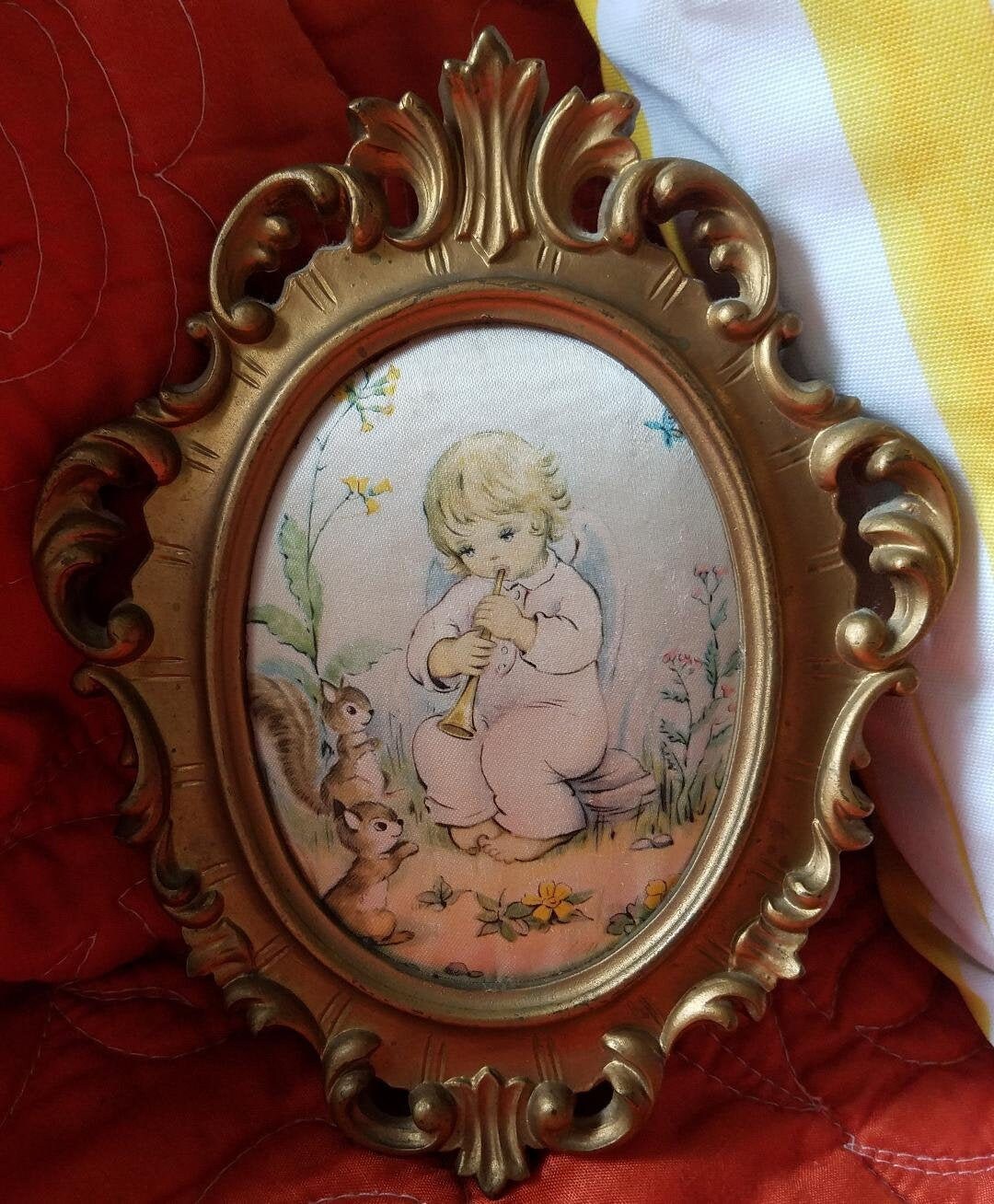 1960s Ges Gesch Princess Art Music Box West Germany Silk Image - Etsy