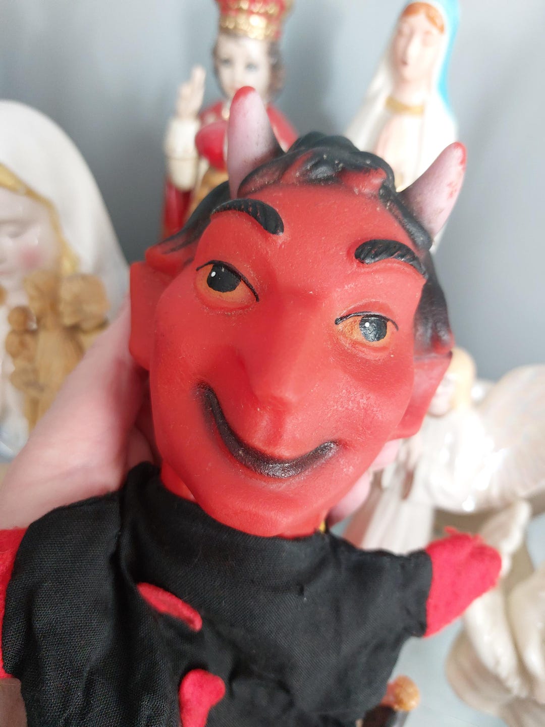 1960s Devil Hand Puppet West Germany - Etsy