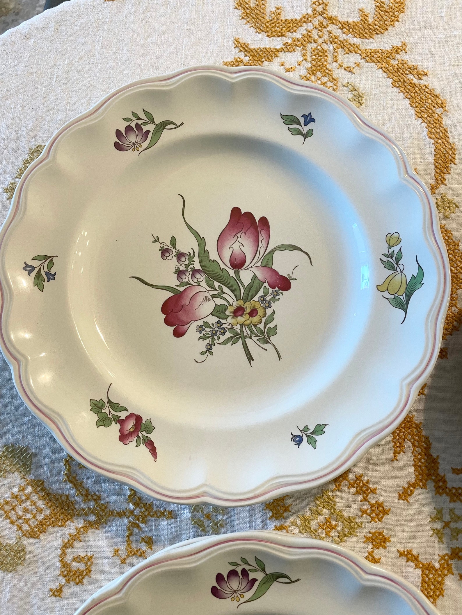 Spode Marlborough Sprays Dinner Plate - Etsy