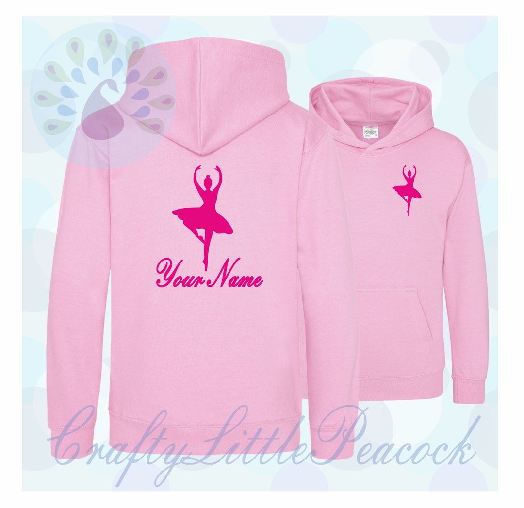 Personalised Ballet Hoodie. Ballet Dancer Gift - Etsy UK