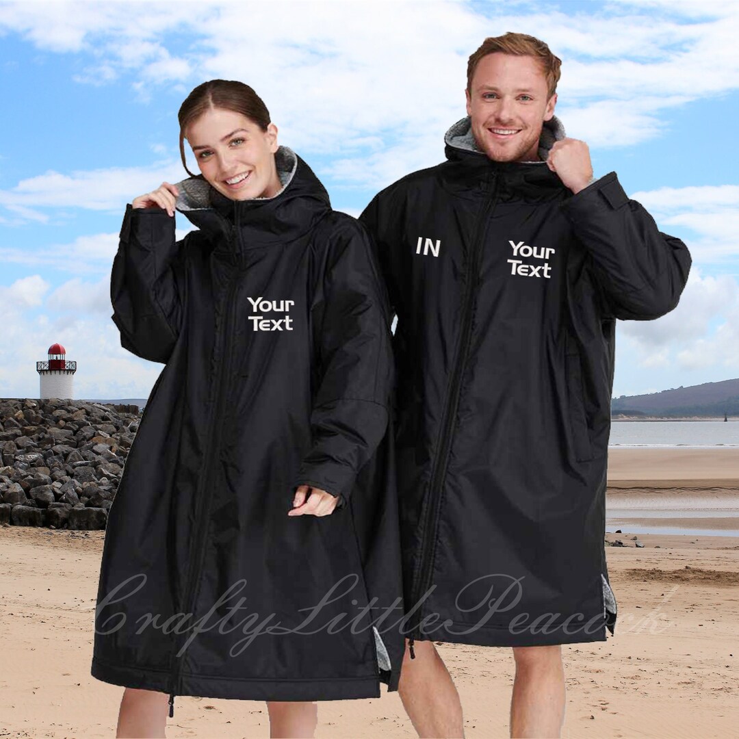 Personalised Dry Changing Robe. Adults and Children's Waterproof ...