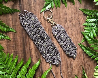 Pyrite Keychain - Etsy