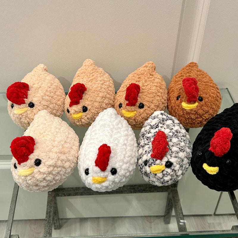 Stuffed Chicken Plush - Etsy