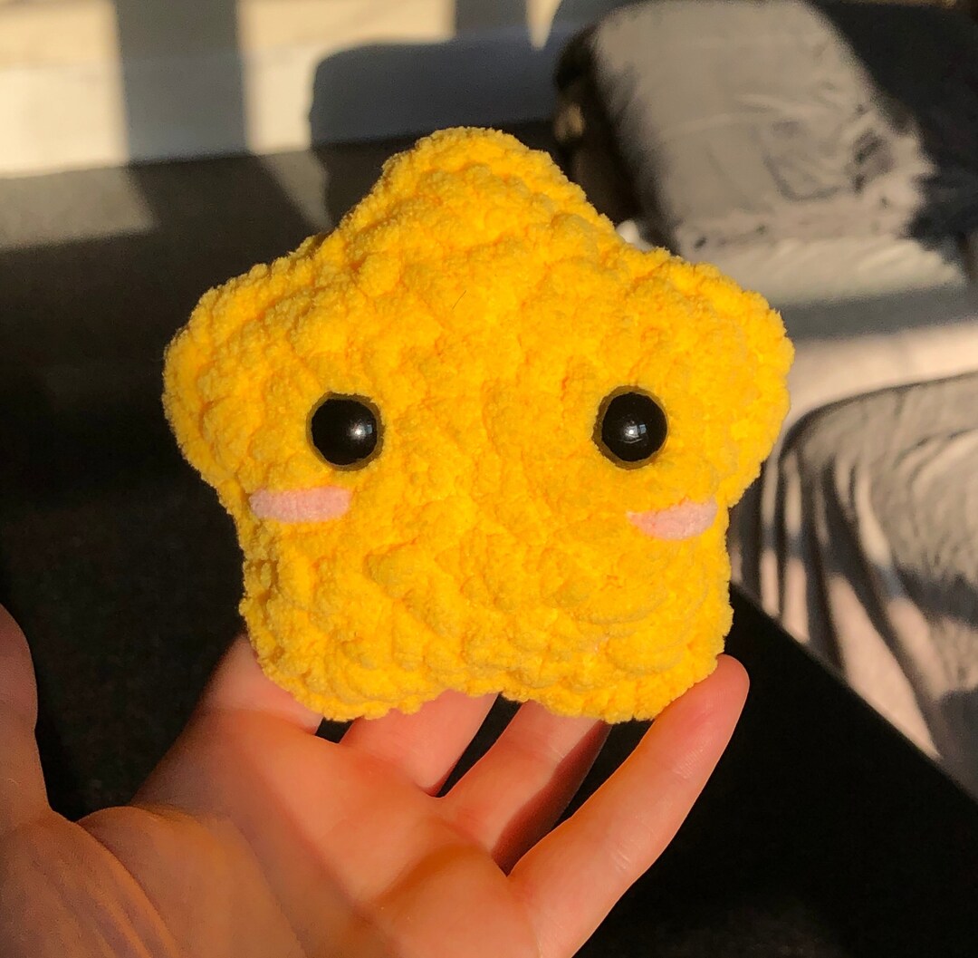 Mini Squishable Star Pillow Plushie Soft Chenille Crochet - Etsy