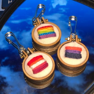 LGBTQ+ Transgender Embroidered Flag Keychain Trans Pride Gay Lesbian ...