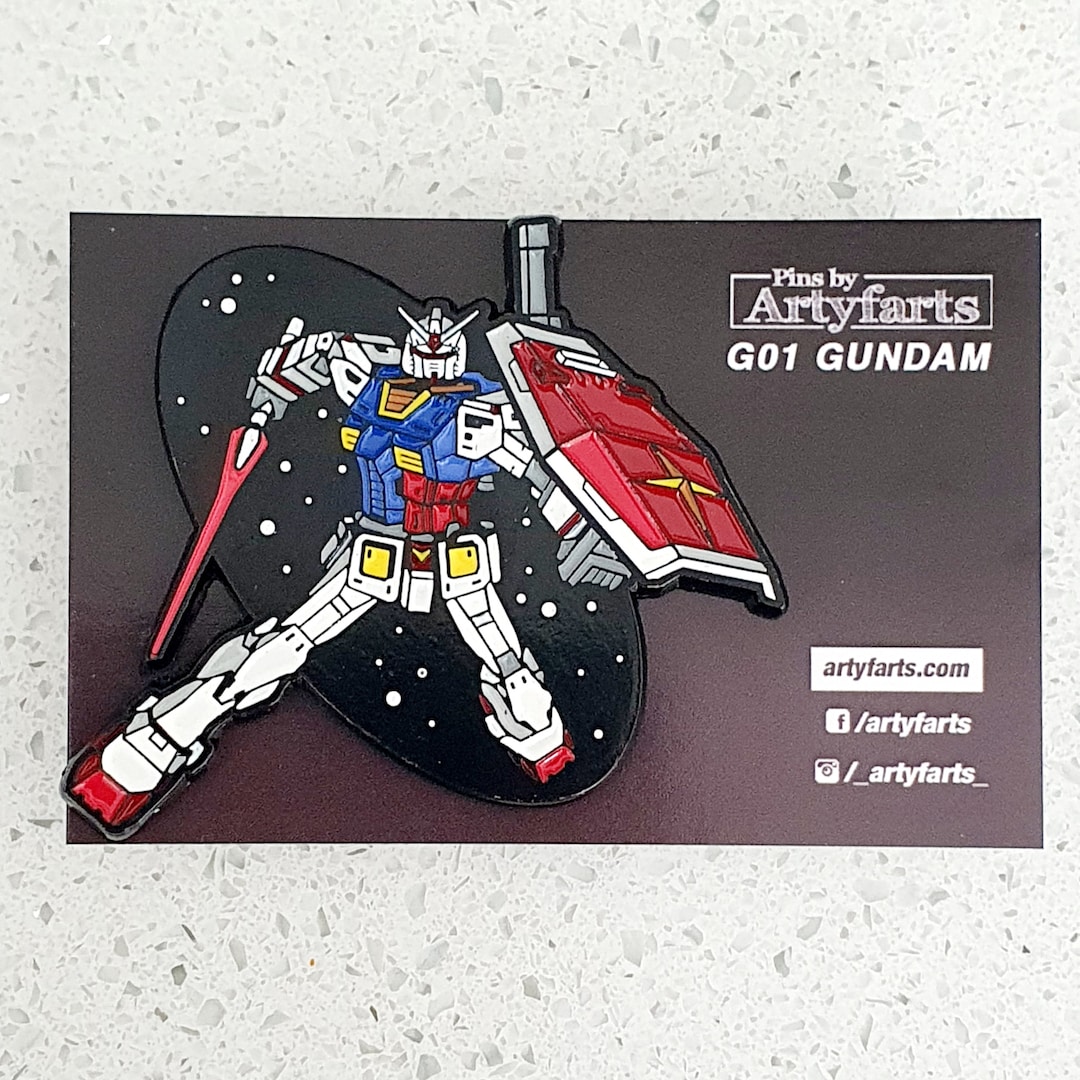 Pin Badge G01 Gundam - (+ FREE Sticker) - Etsy