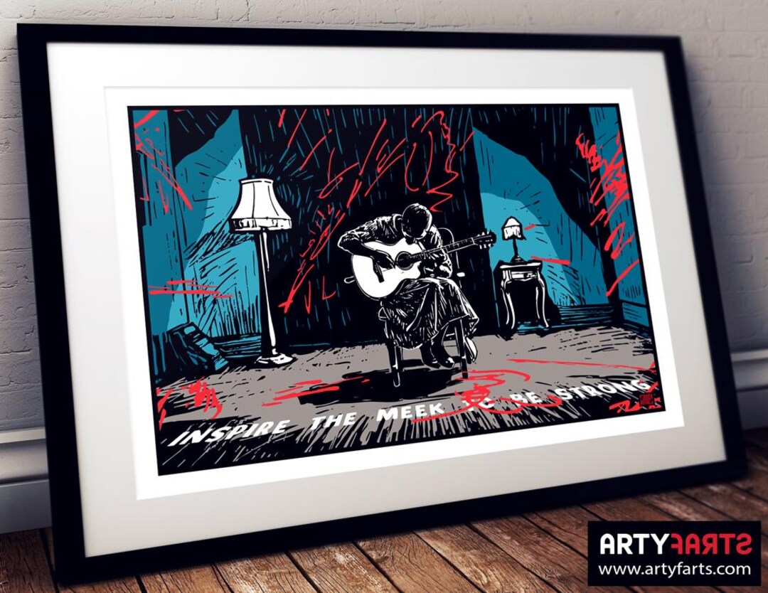 Inspire the Meek to Be Strong - Print - Etsy