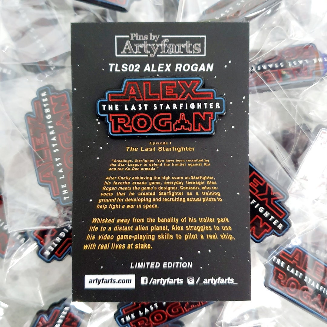Pin Badge TLS02 - Alex Rogan (+ FREE Sticker) - Etsy
