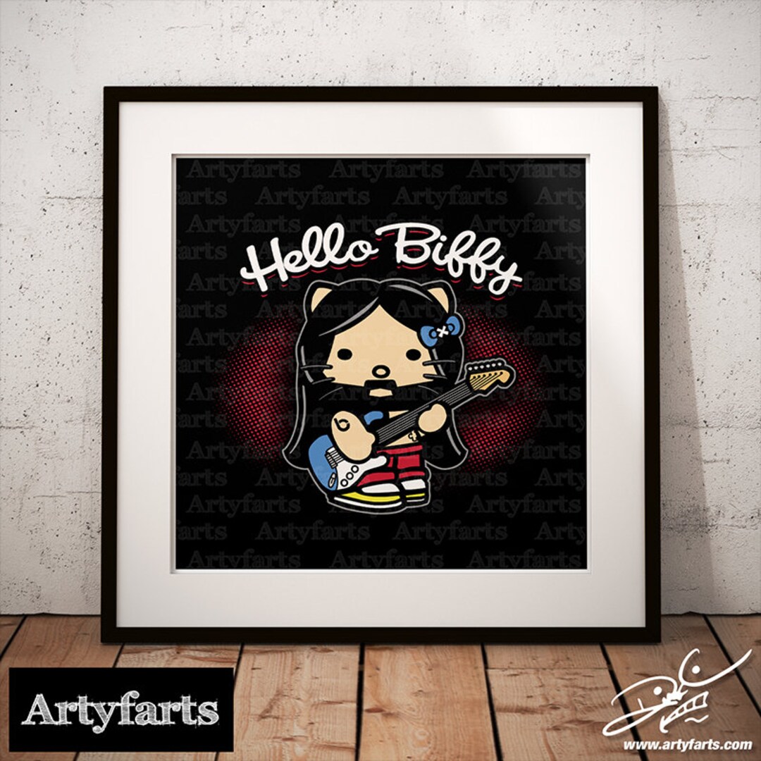 Biffy Clyro - Hello Biffy Illustration - Etsy