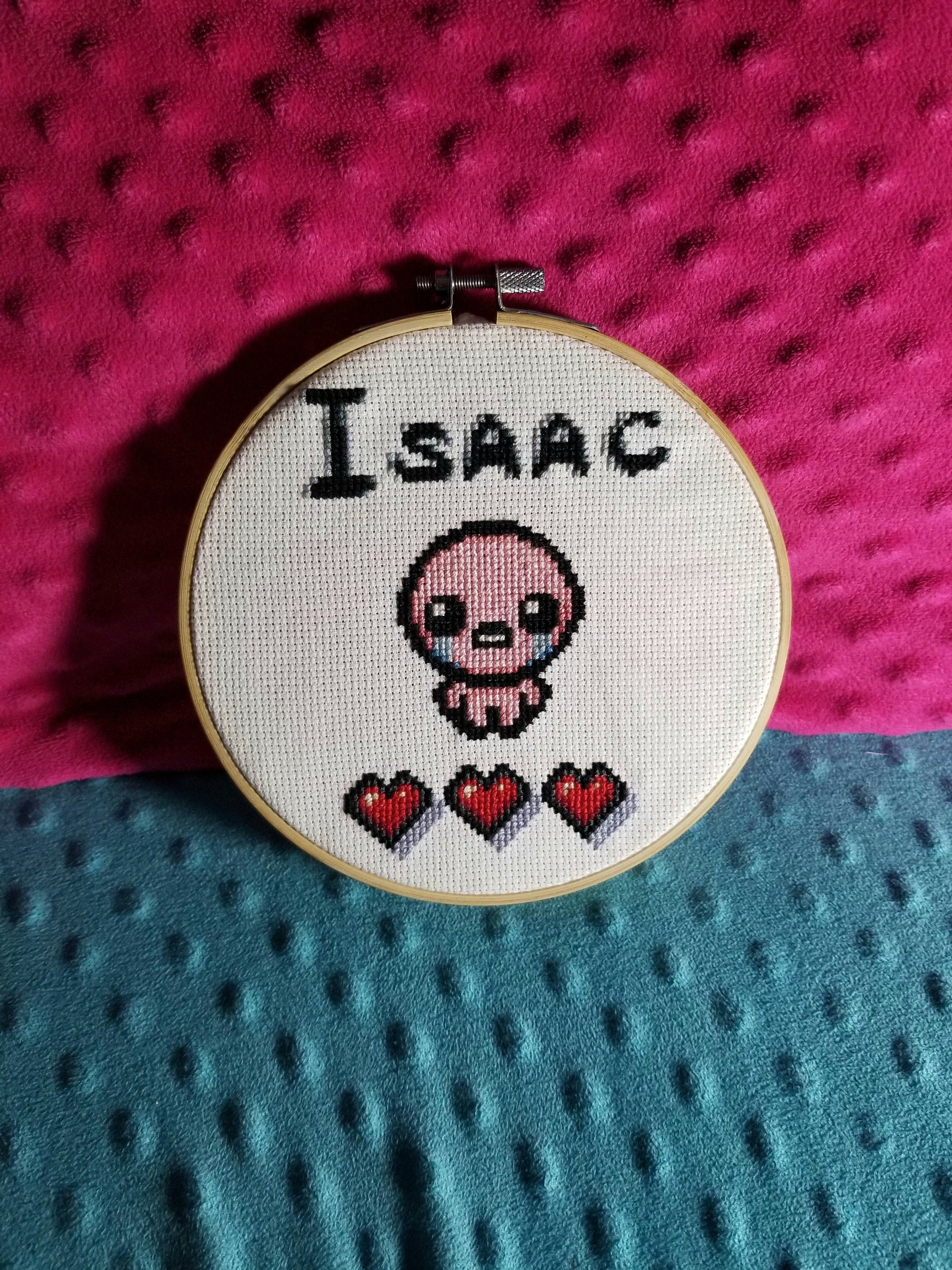 Binding of Isaac Cross Stitch Pattern Isaac Character - Etsy