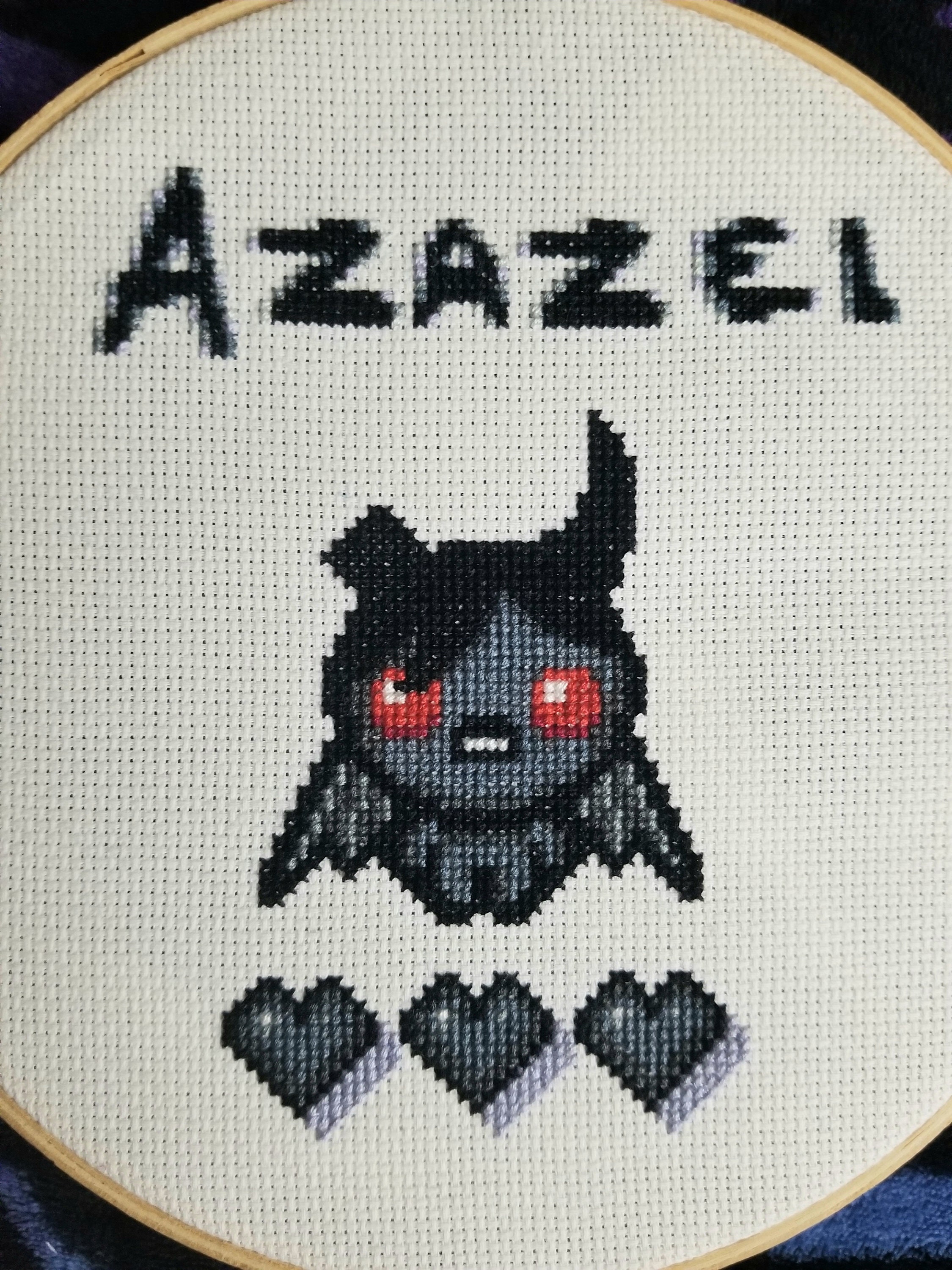 Binding of Isaac Cross Stitch Pattern Azazel Character - Etsy