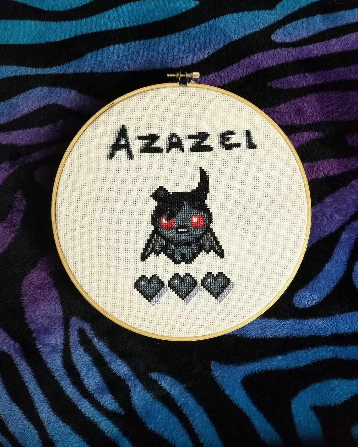 Binding of Isaac Cross Stitch Pattern Azazel Character - Etsy