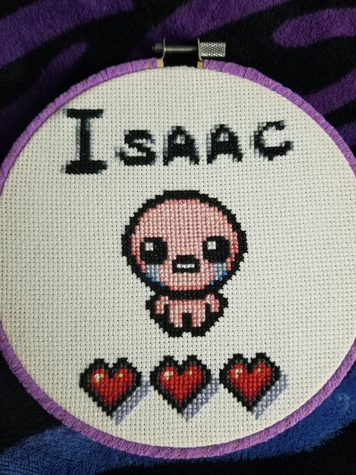 Binding of Isaac Cross Stitch Pattern Isaac Character - Etsy