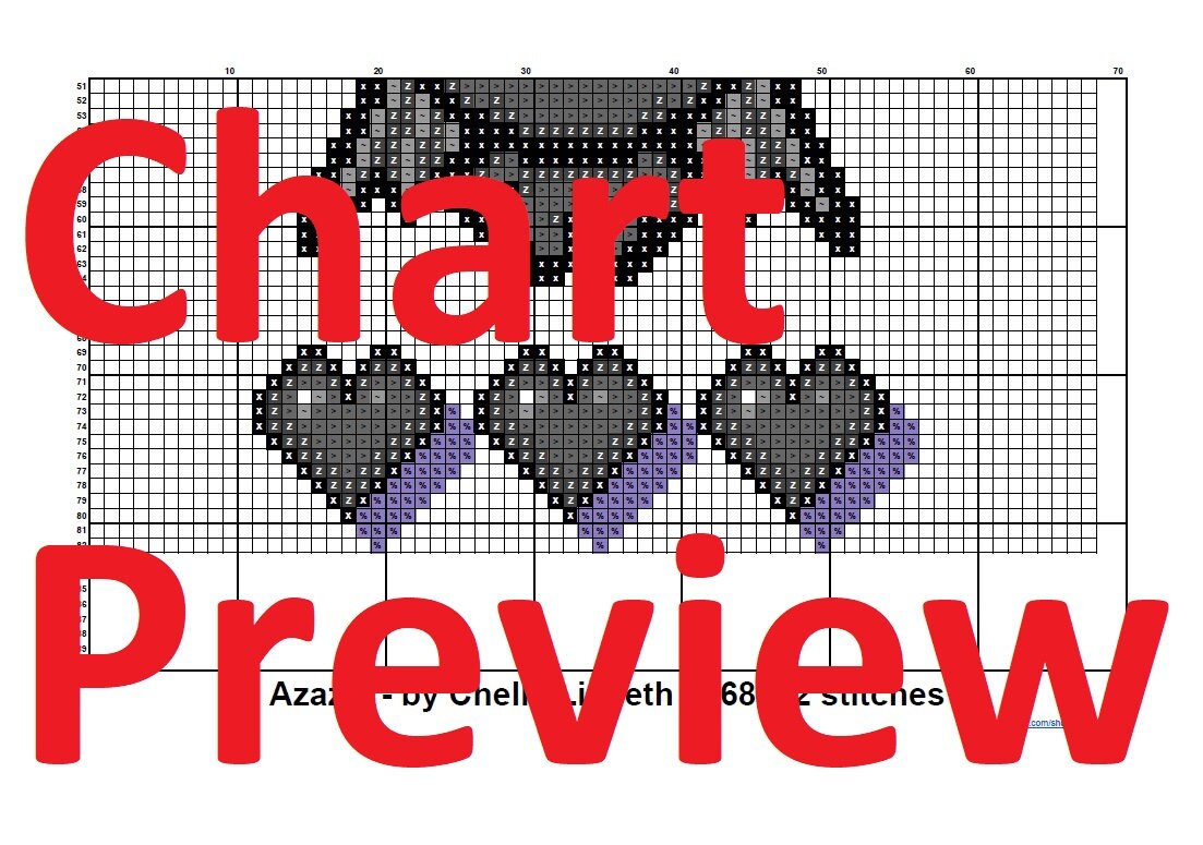 Binding of Isaac Cross Stitch Pattern Azazel Character - Etsy