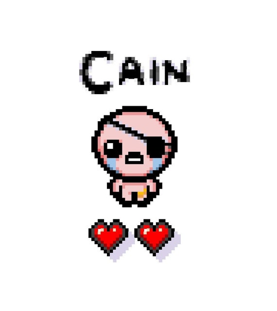 Binding of Isaac Cross Stitch Pattern Cain Character - Etsy Nederland