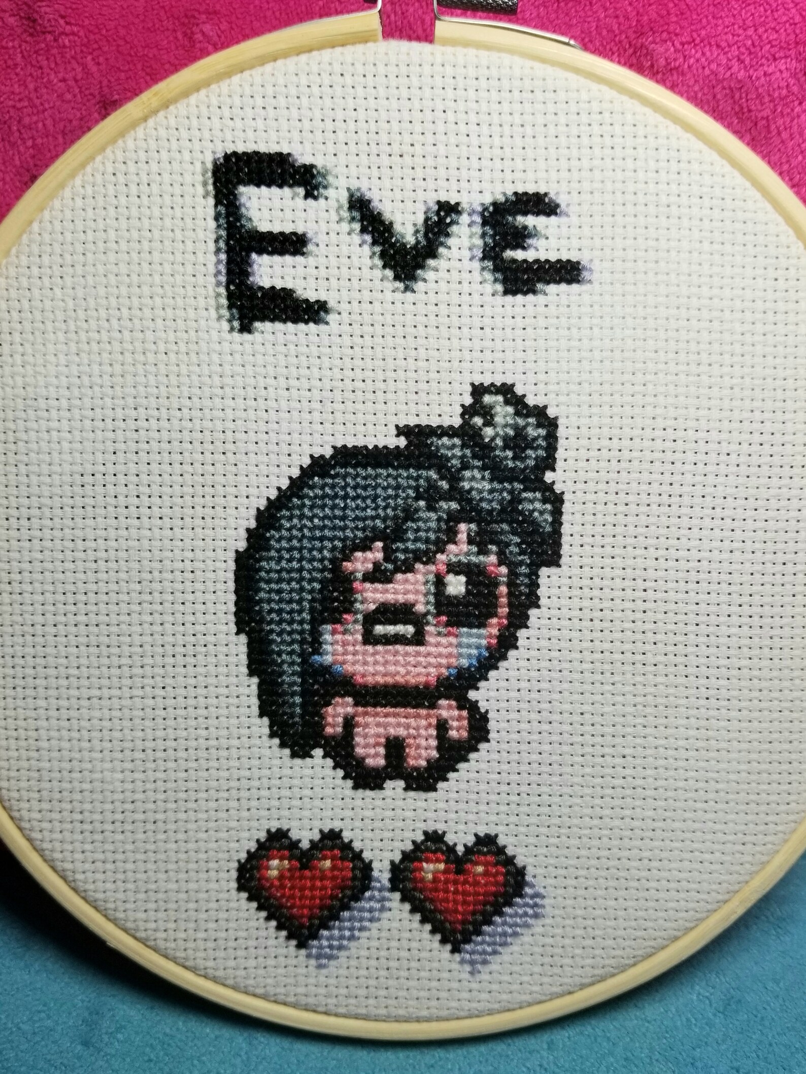 Binding of Isaac Cross Stitch Pattern Eve Character - Etsy