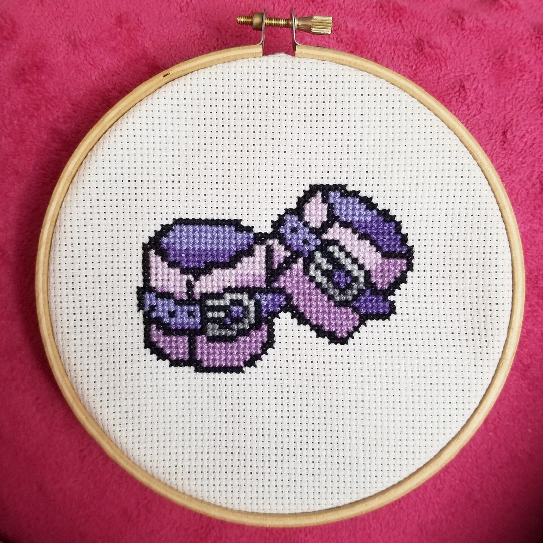 BDSM Handcuff Cross Stitch Pattern With Color Coded Chart - Etsy