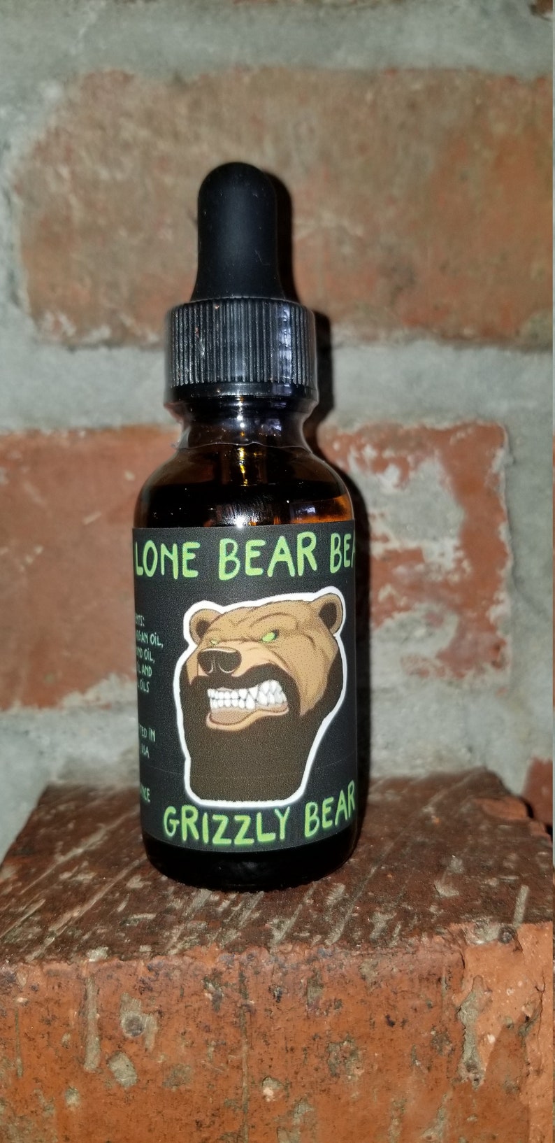 Grizzly Bear Beard Oil/beard Oil/beard Care/beard Conditioner/beard ...