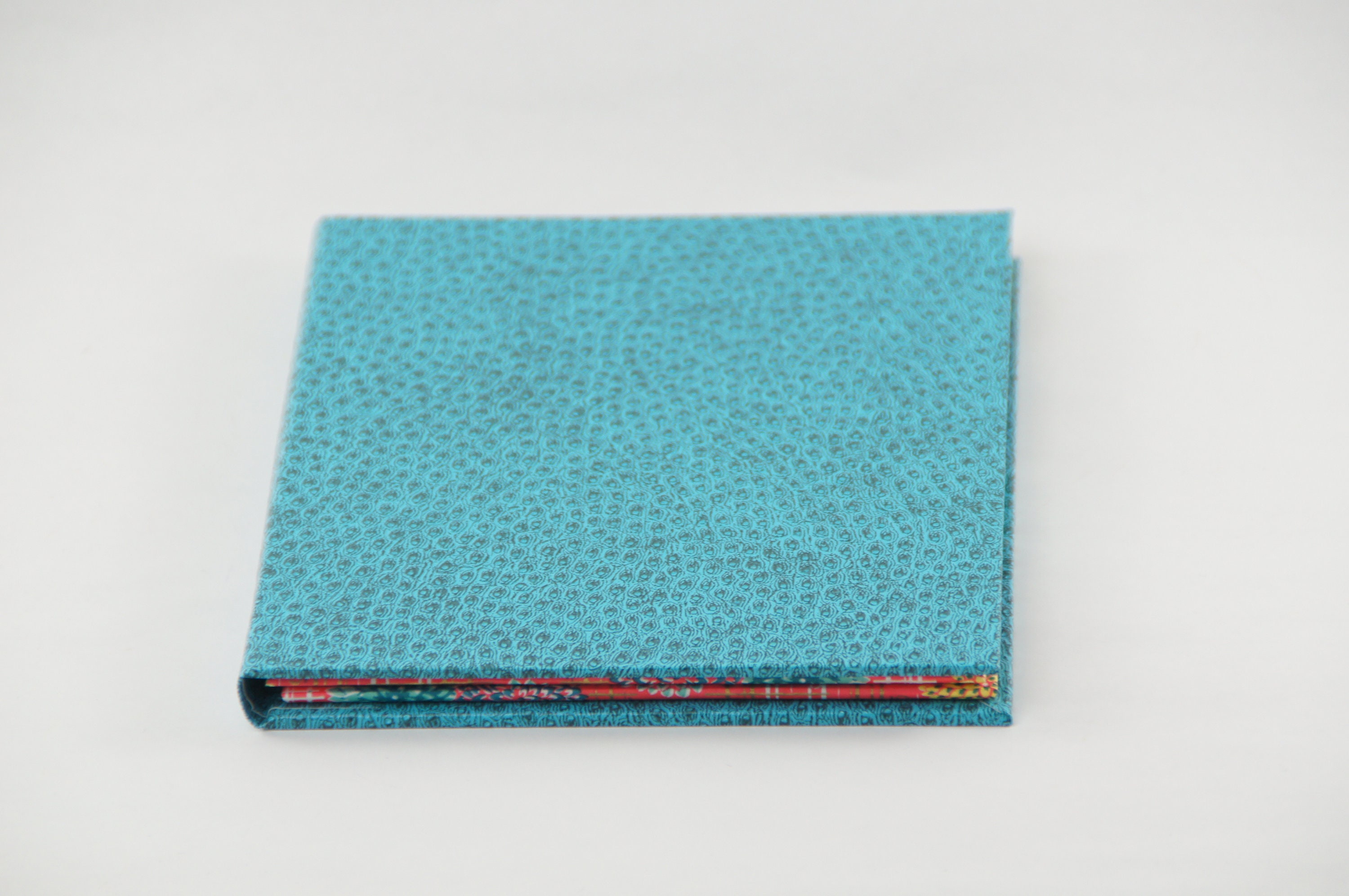 Blue Red Album, Handmade Paper Frame, Freestanding Photo Frame, Double ...