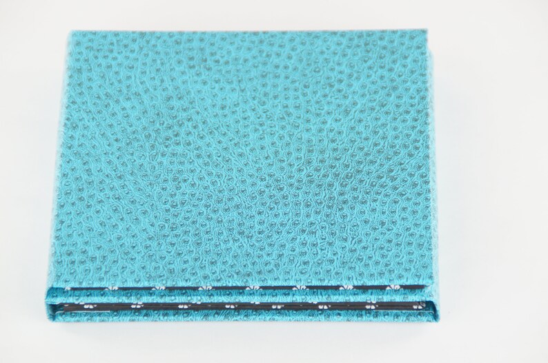 Blue Black Cardboard Photo Frame Free Standing Paper Album - Etsy