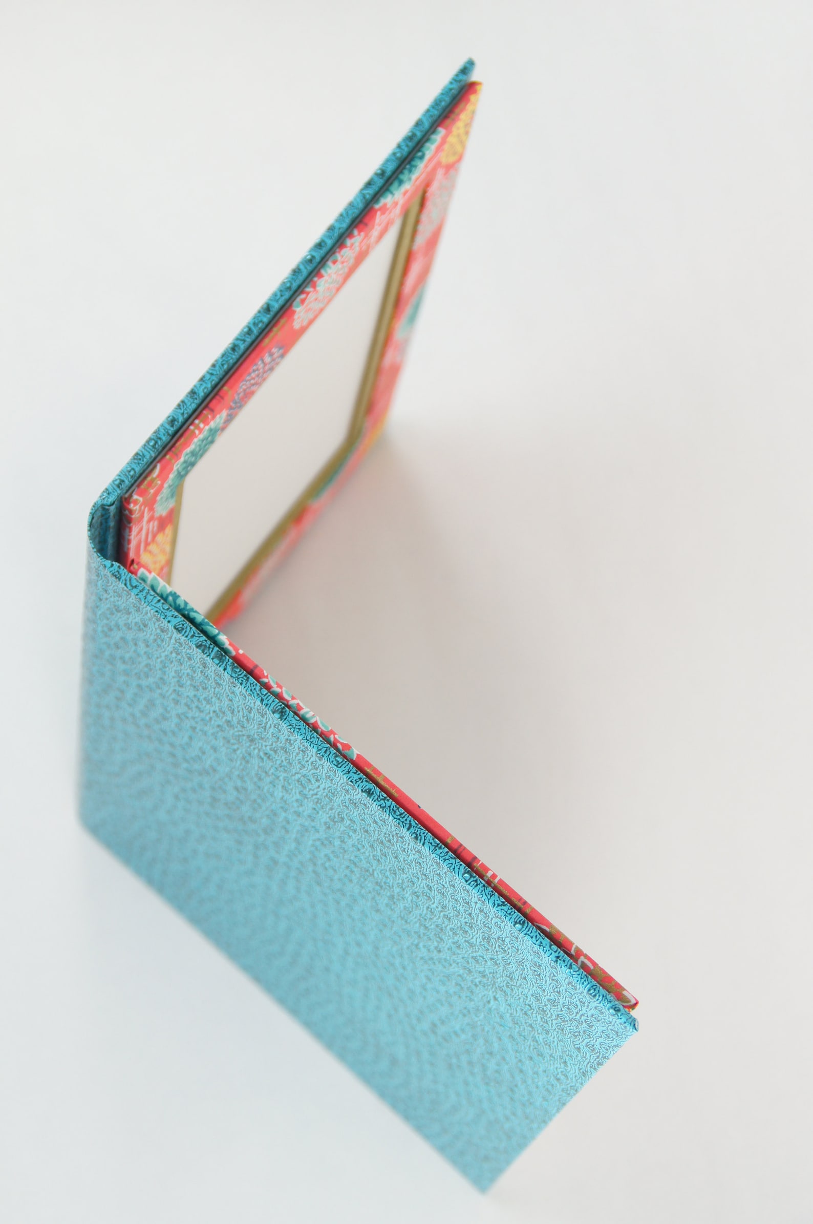 Blue Red Album Handmade Paper Frame Freestanding Photo - Etsy