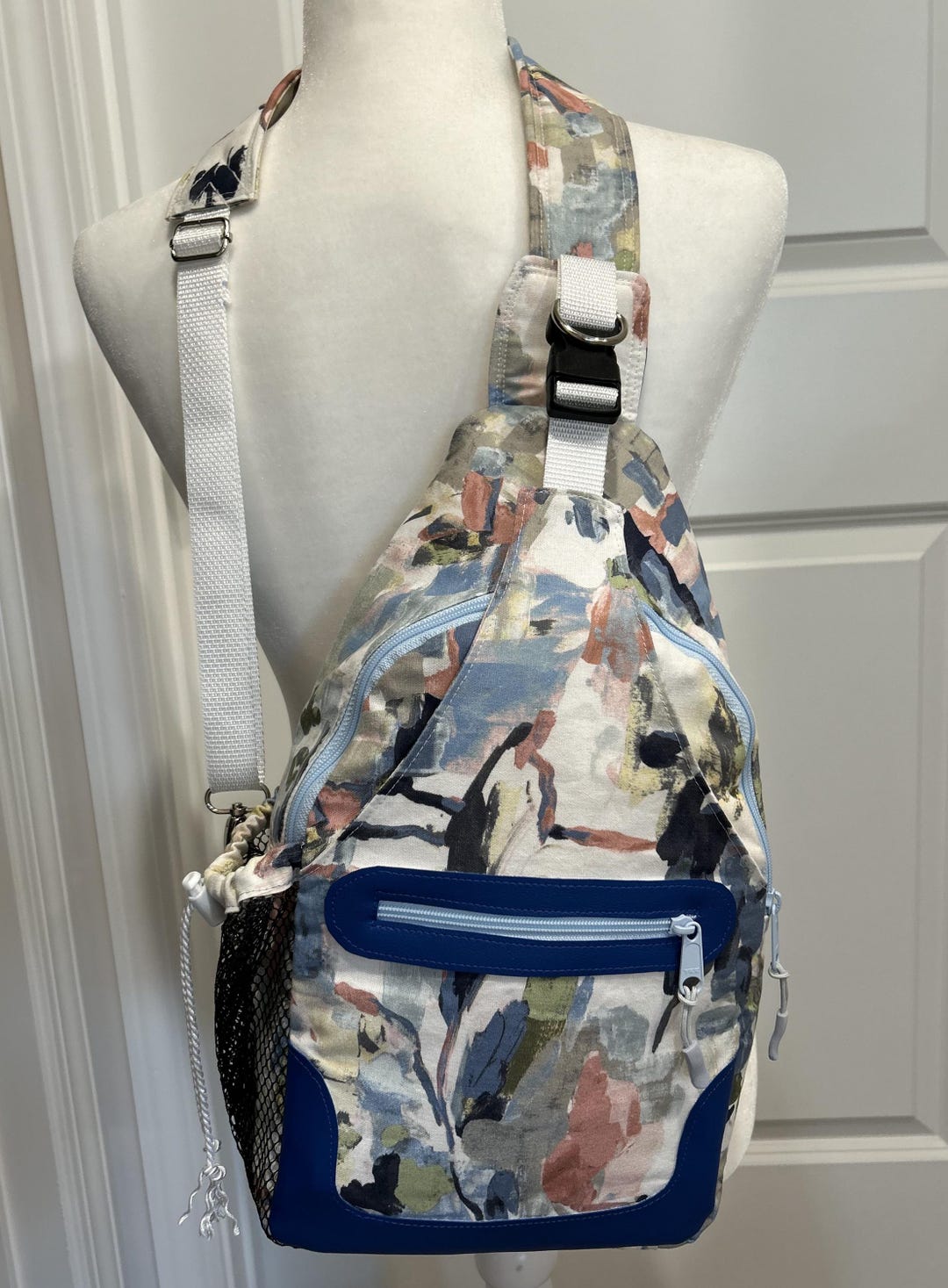 Blue and Cream Wayfarer Backpack - Etsy
