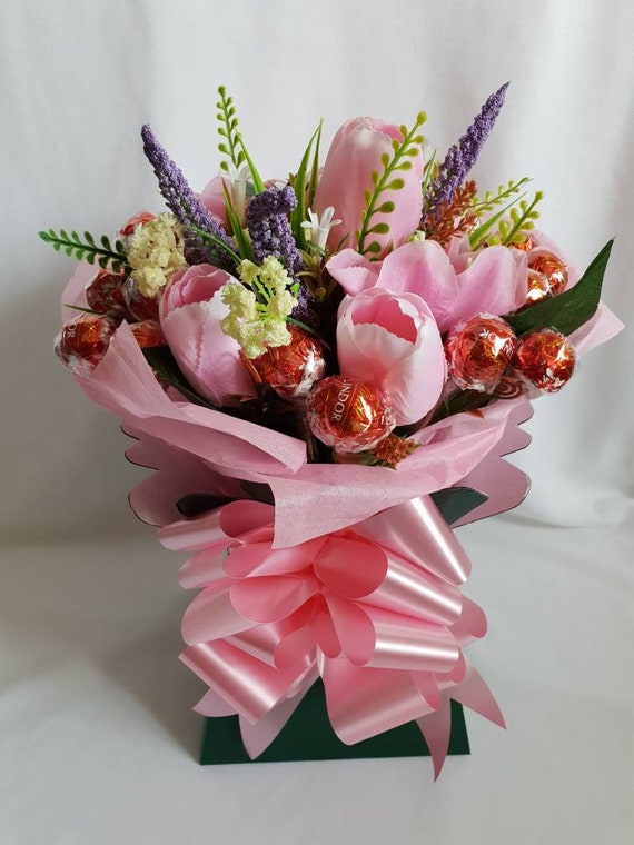 Floral Beauty Lindt Lindor Chocolate Bouquet Sweet Gift - Etsy