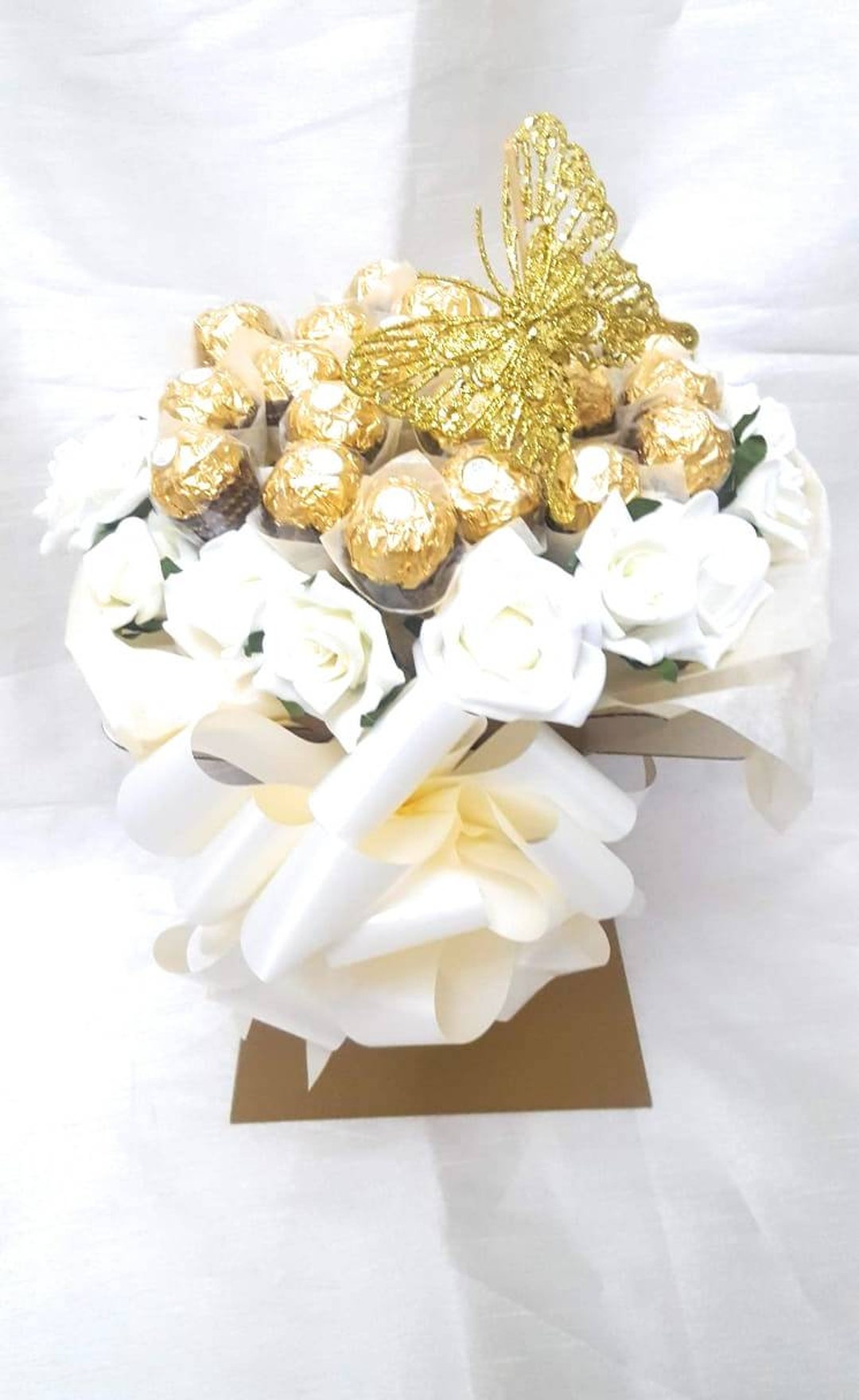 Chocolates Bouquet Ferrero Rocher Butterfly - Sweet Gift Hamper - Etsy