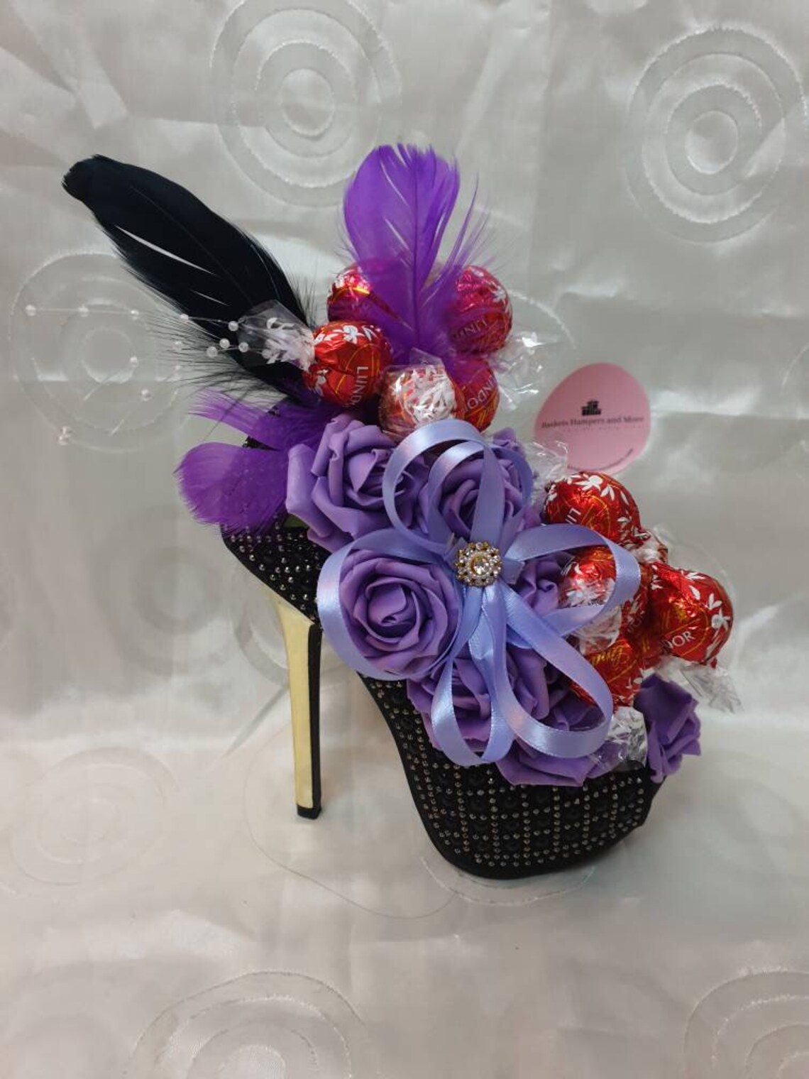 Luxury Heel Creation Stunning Purple Lindt Lindor Chocolates - Etsy UK