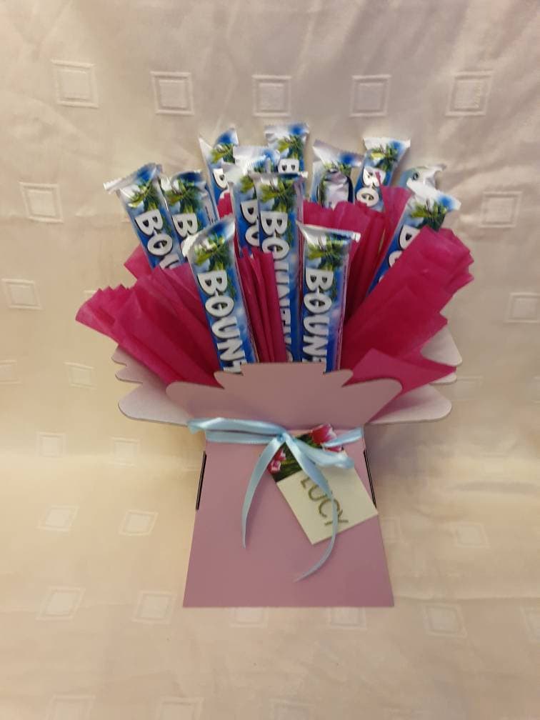 NEW Bounty Personalised Chocolates Bouquet Sweet Gift Hamper - Etsy
