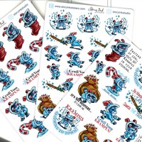 Holiday Krampus Vinyl Sticker - Etsy