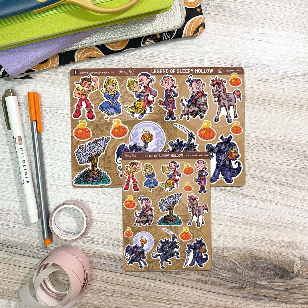 Legend of Sleepy Hollow Stickers. Decor Stickers Are Great for Planners ...