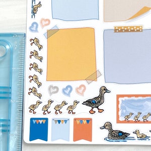 Ducks Corner Border Stickers. Great for Planners of Various Sizes. - Etsy