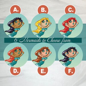 Mermaid Corner Border Stickers. Great for Any Size Planner. - Etsy