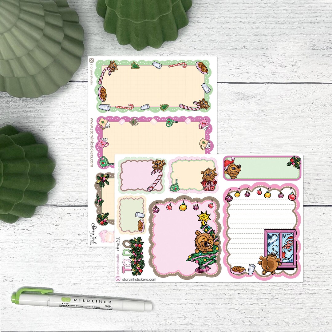 Waiting for Santa Planner Stickers: Journal Sticker Decorations - Etsy