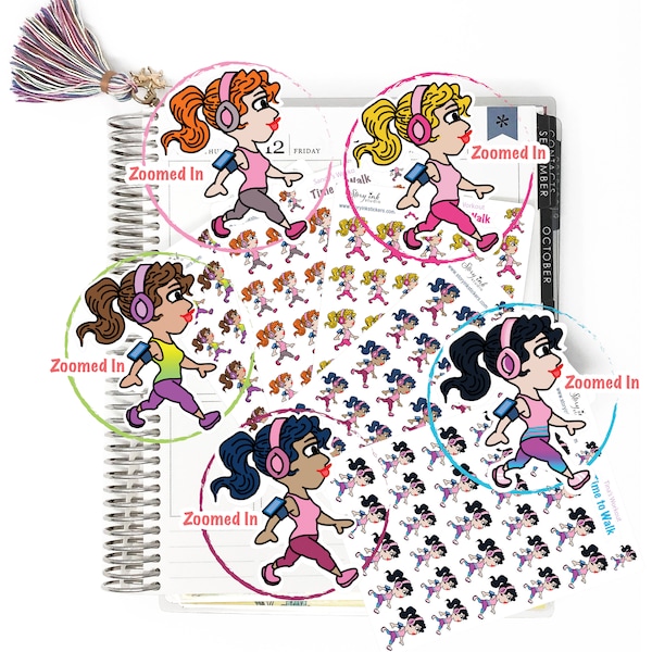 Workout Stickers - Etsy