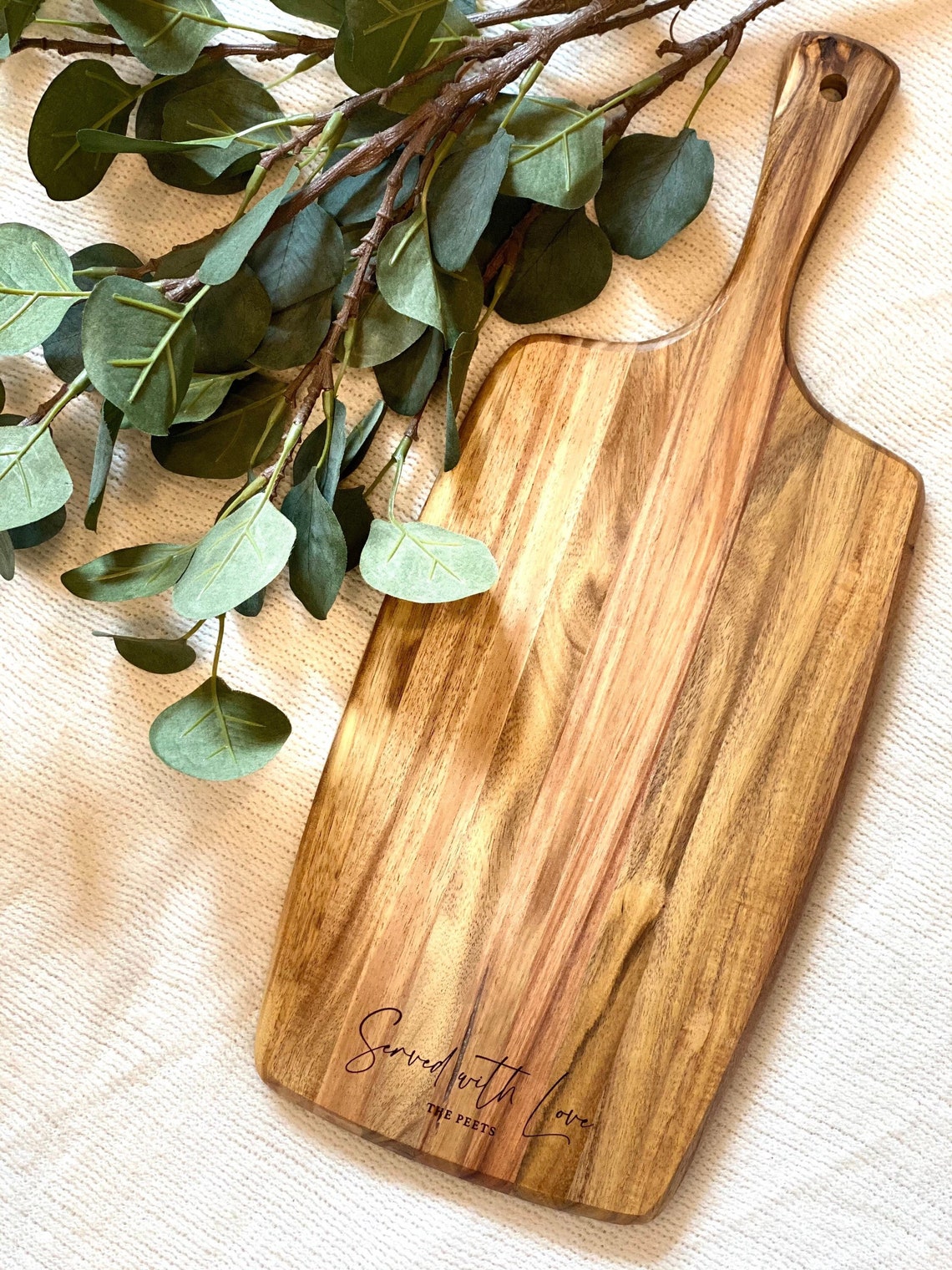 Personalized Paddle Serving Board Paddle Cutting Board - Etsy