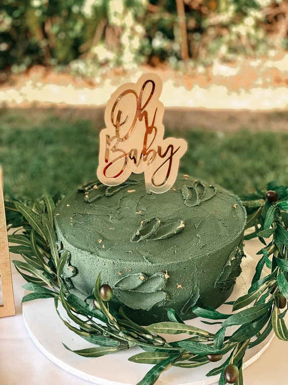 3D Gold Cake Toper Cake Topper Custom Cake Topper Wedding | Etsy