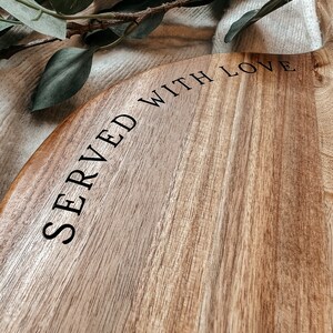 Engraved Serving Board, Engraved Charcuterie Board, Cutting Board ...