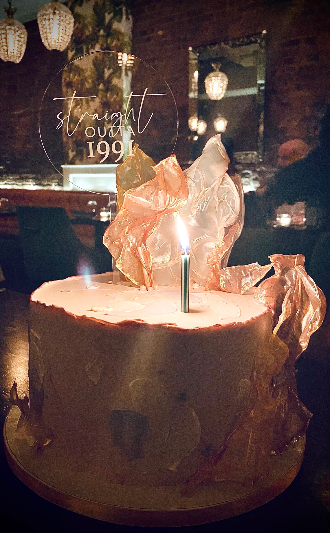 Acrylic Cake Topper Cake Topper Custom Cake Topper Birthday | Etsy