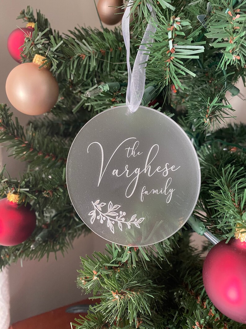 Christmas Ornaments Personalized Ornament Custom Ornament - Etsy