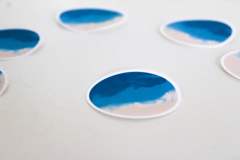 Ocean Sticker - Etsy