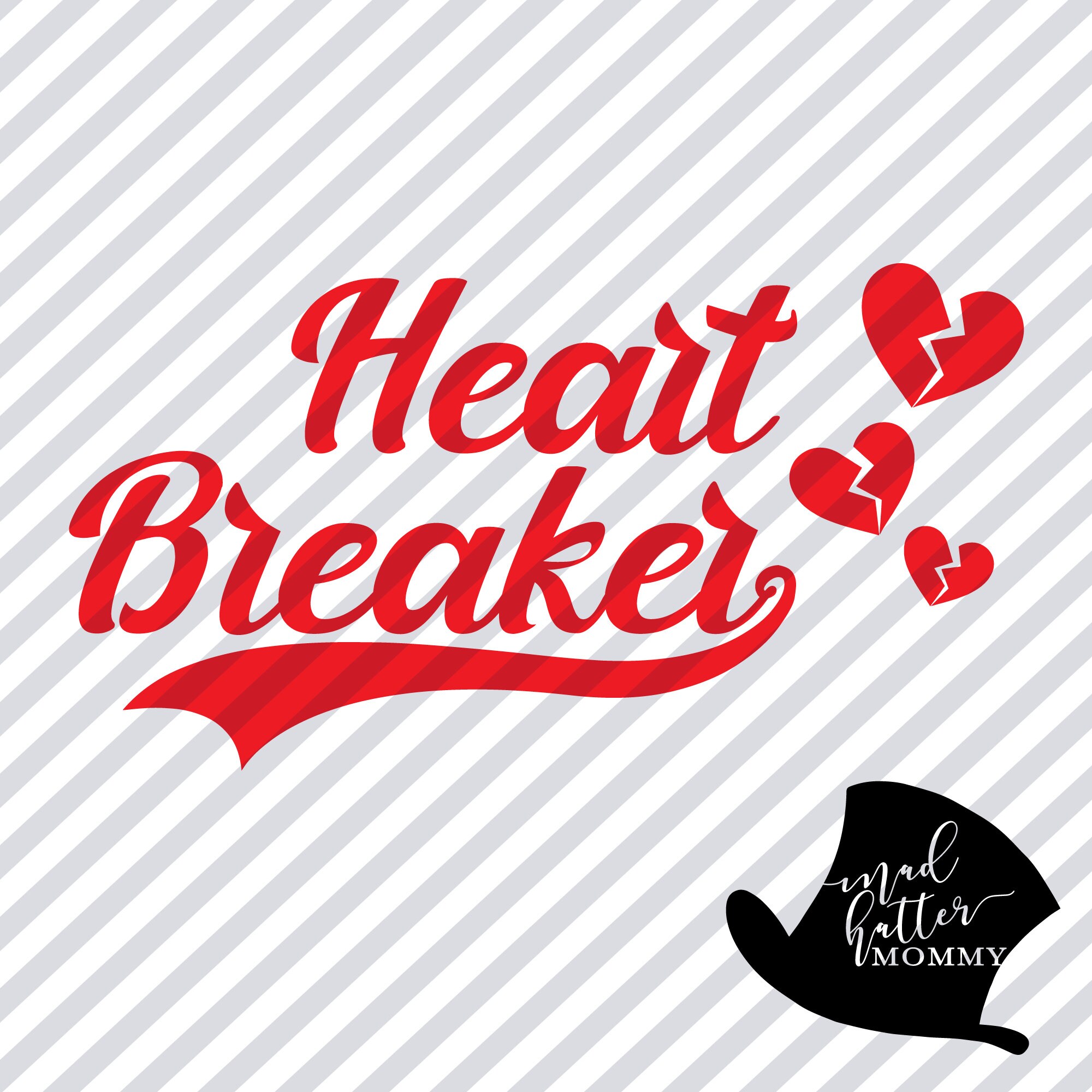 Heart Breaker Valentine's Day SVG Files for Cricut // Cricut Cut Files ...