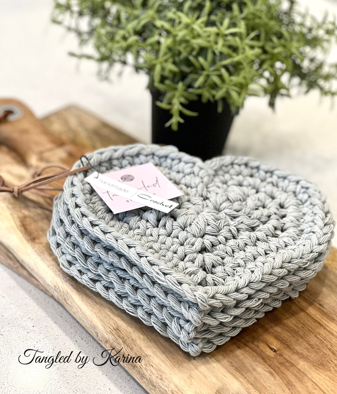 Farmhouse Trivet. Crochet Trivet. Crochet Hot Pad. Crochet - Etsy