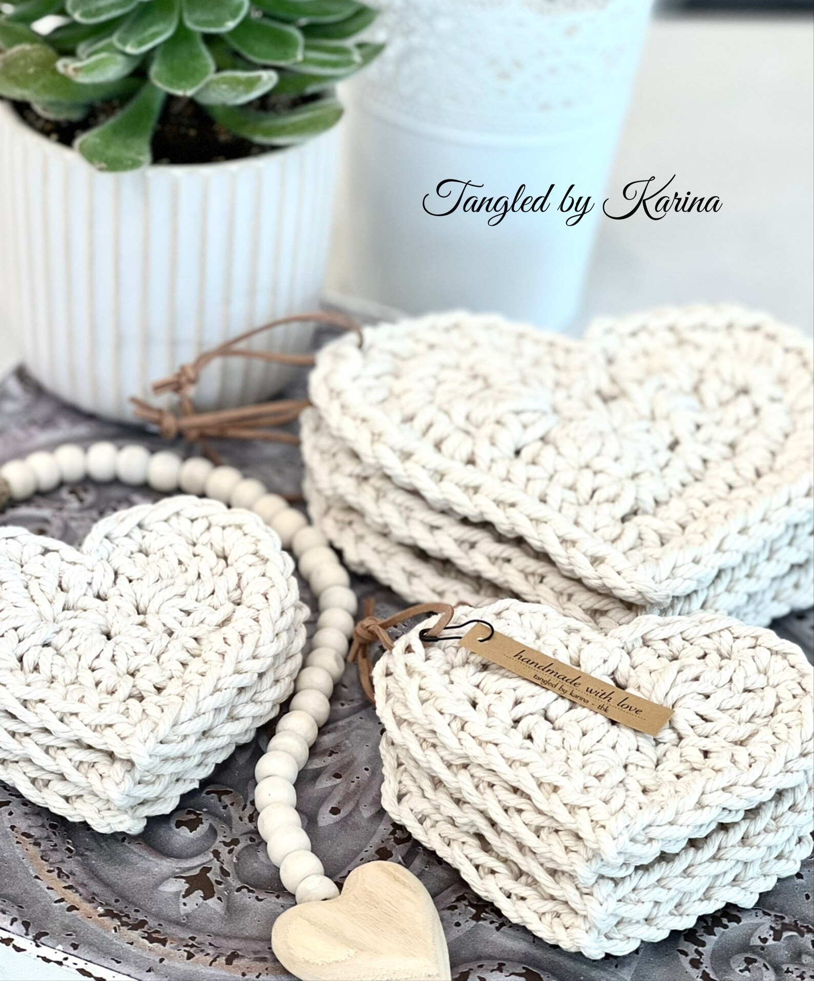 Farmhouse Trivet. Crochet Trivet. Crochet Hot Pad. Crochet - Etsy