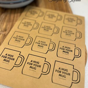 PRINTABLE Hug Your Mug Hang Tags | PRINTABLE TAGS | Stanley Tumbler ...